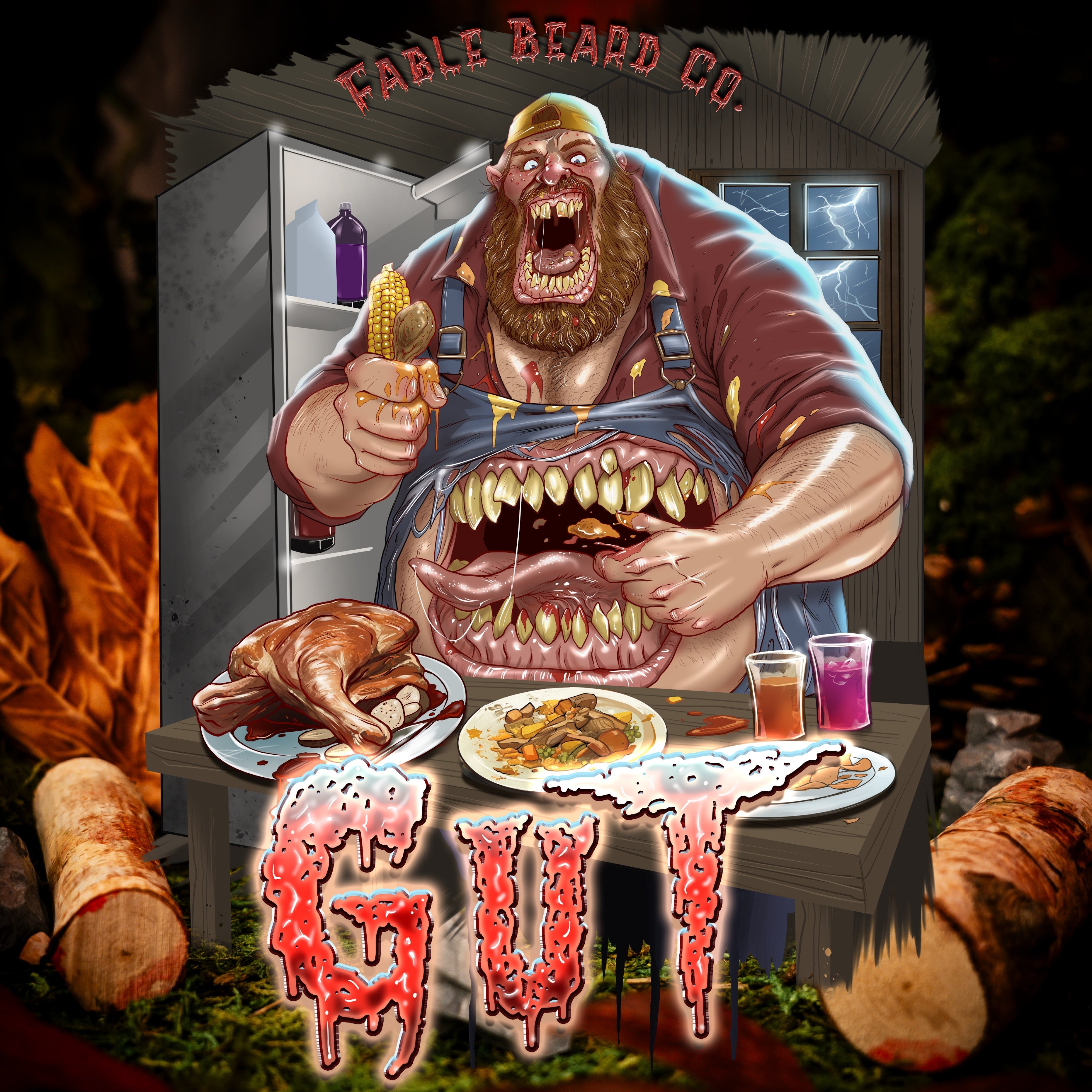 The Gut - Savory Herbs, Smokey Bonfire, Black Peppercorn – Fable Beard Co.