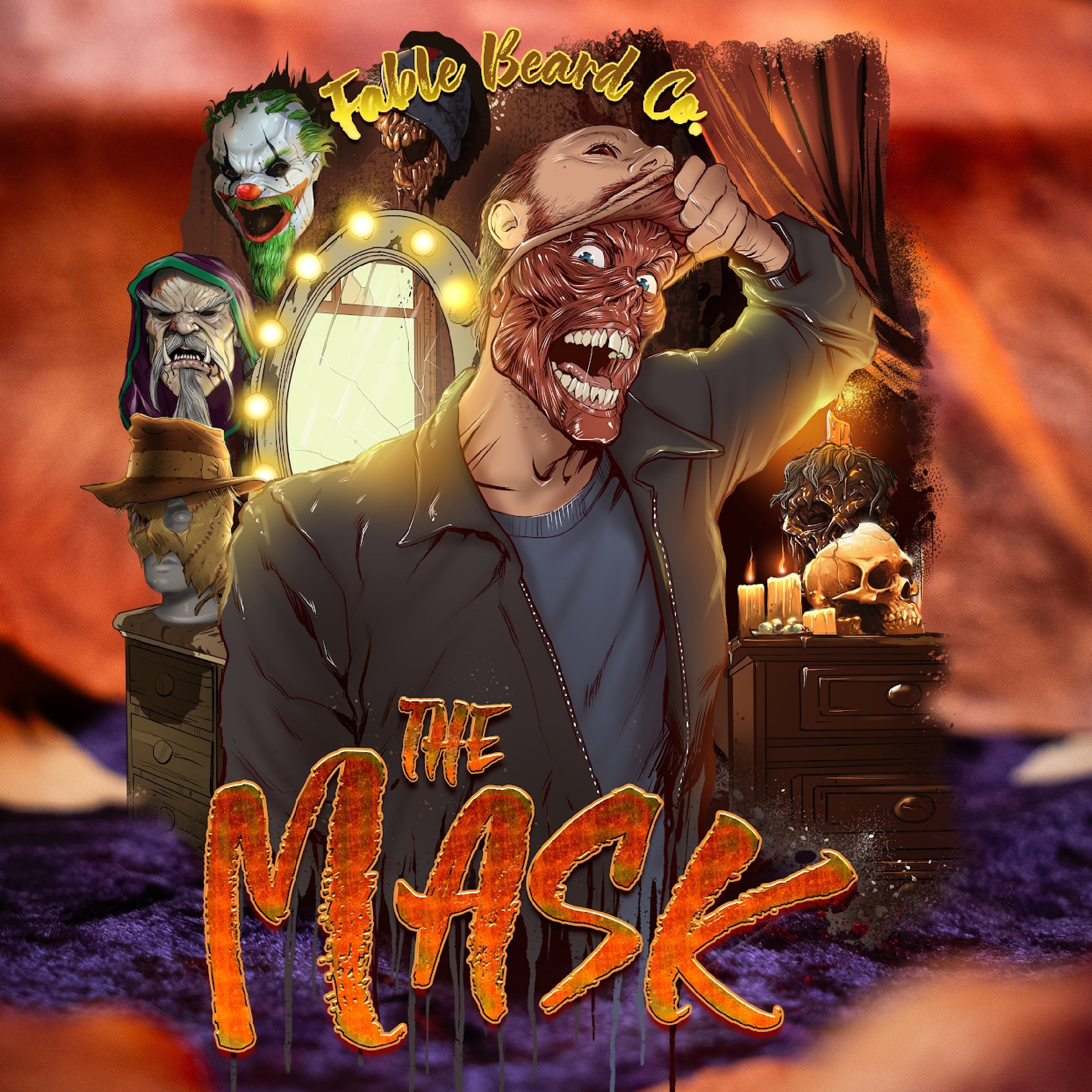 The Mask - Blood Orange, Cream Soda, Bourbon-Soaked Oak – Fable Beard Co.