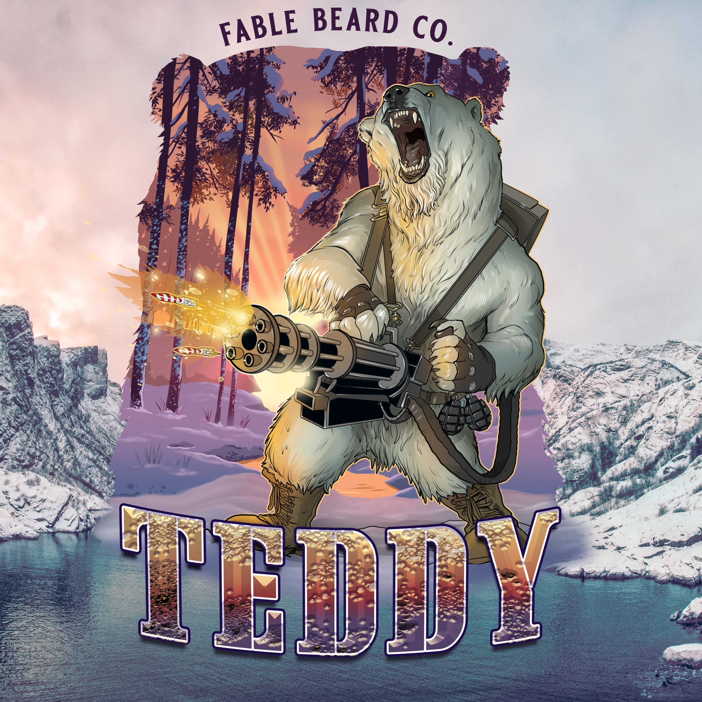 Teddy - Polar Bear Moonshine & Toasted Coconuts – Fable Beard Co.