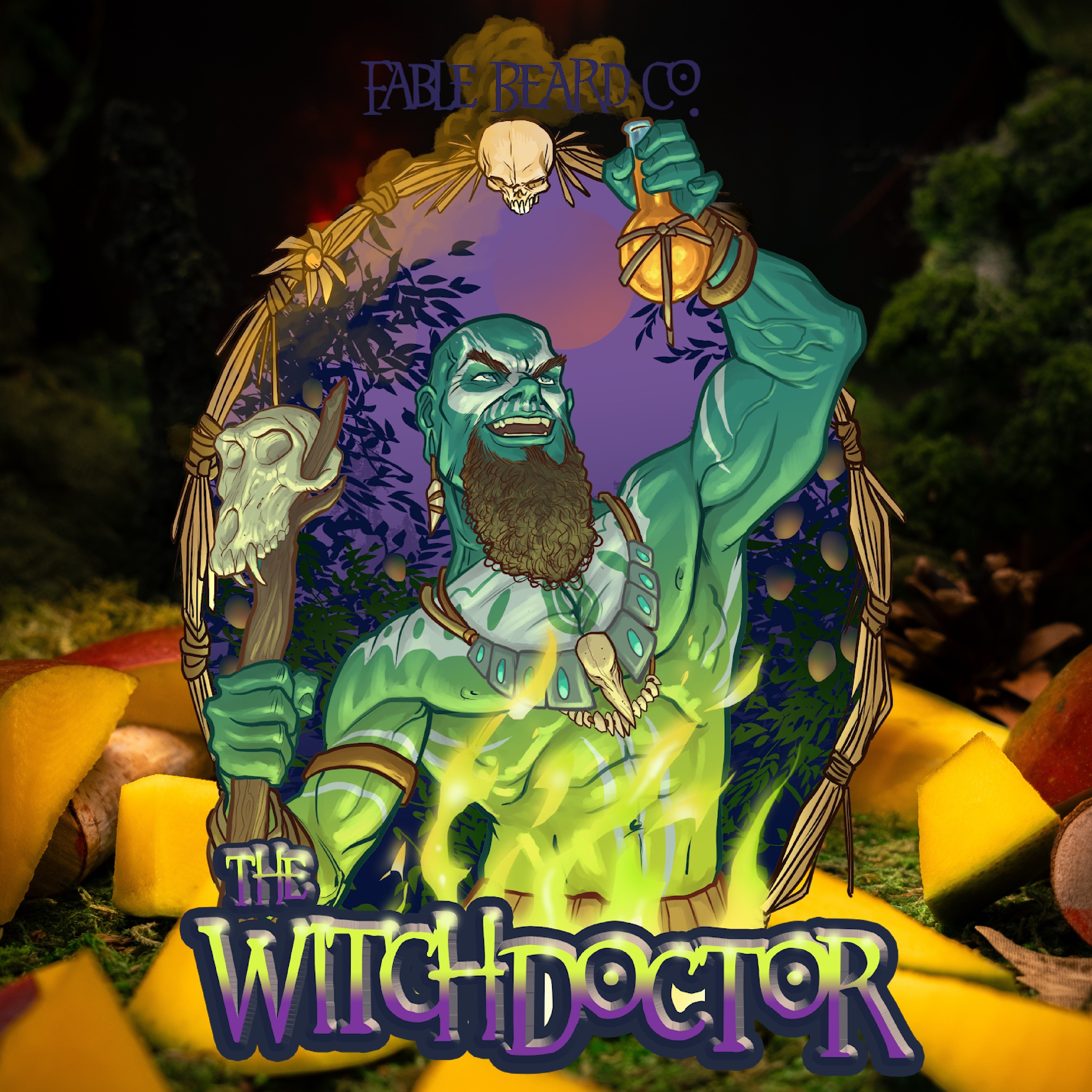 The Witch Doctor - Smoked Mango, Island Breeze, Dark Musk – Fable Beard Co.
