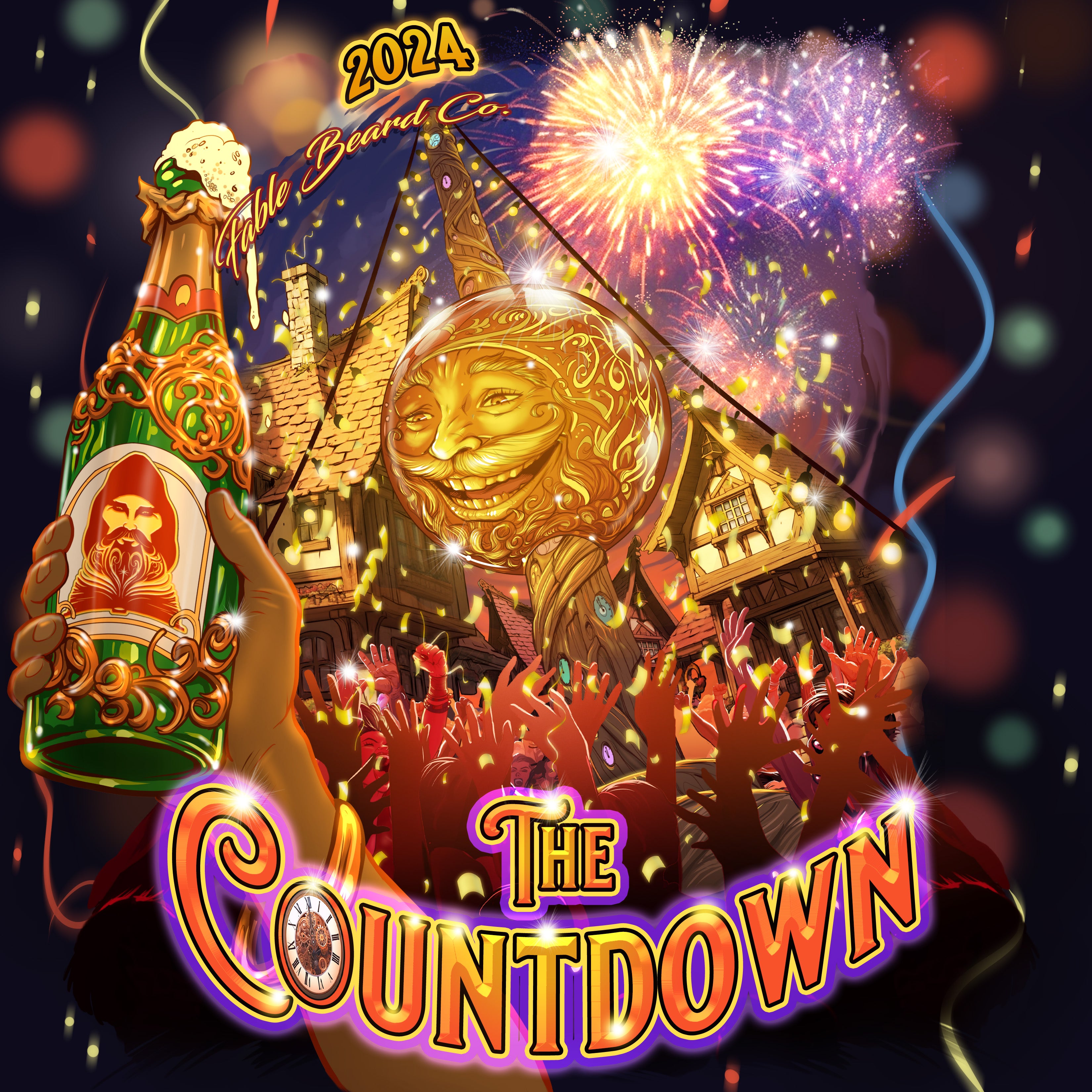 The Countdown - Dry Champagne, Honey Apple, Coconut Flakes, Vanilla Cr ...