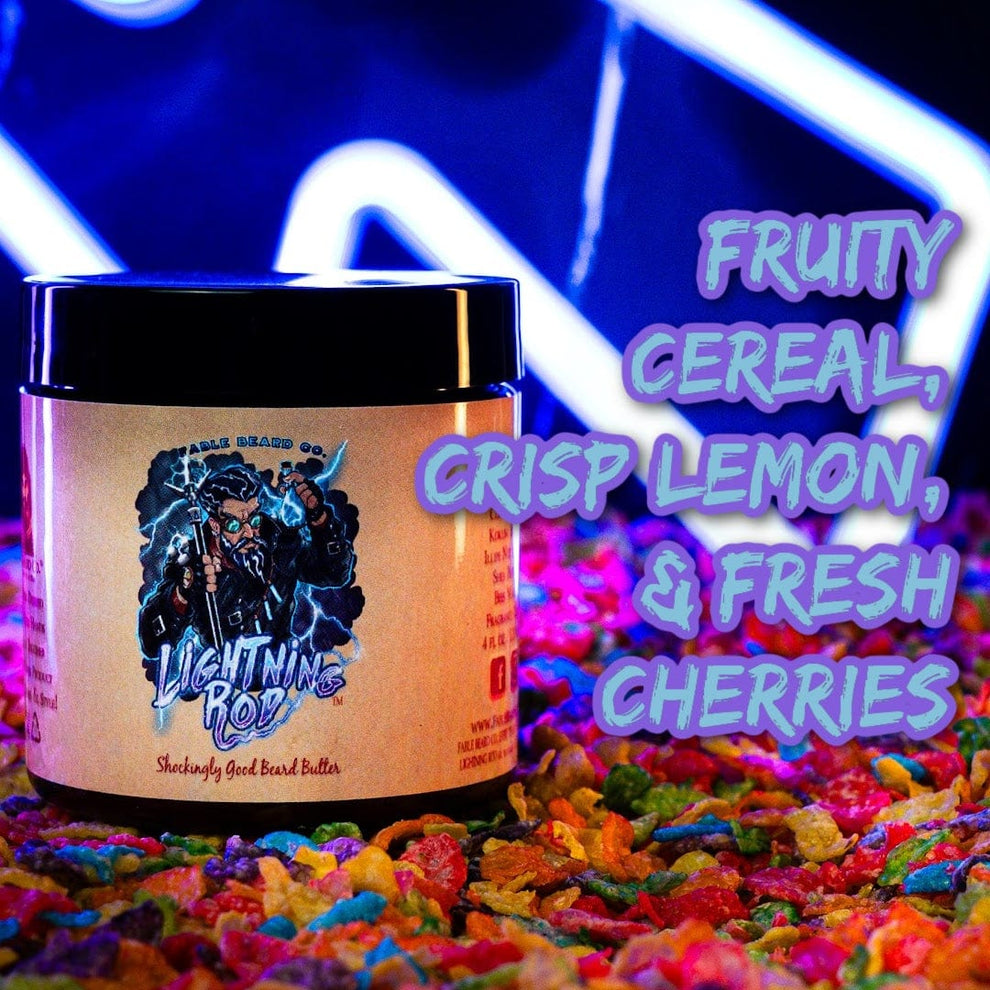 The Lightning Rod - Beard Butter - Fruity Cereal, Crisp Lemon, Fresh C ...