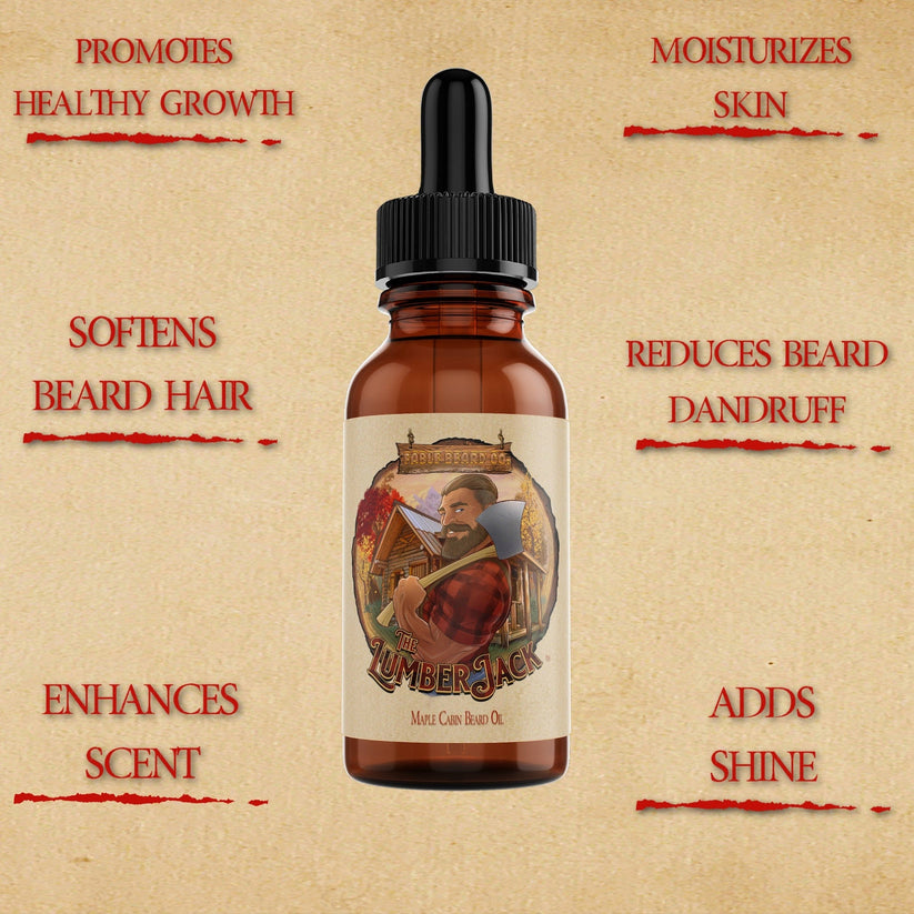 The Lumberjack - Beard Oil - Rich Maple Syrup, Fragrant Maple Leaves ...