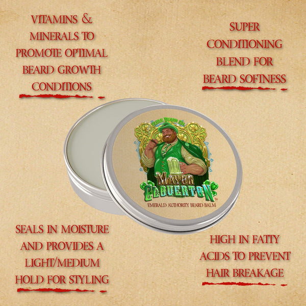 Mayor Cloverton - Beard Balm - Refreshing Rosemary, Mossy Cedarwood, A ...