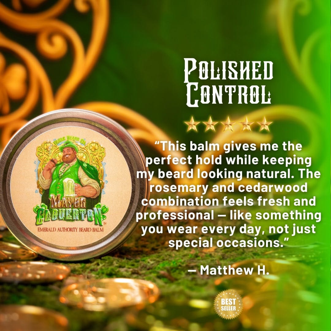 Mayor Cloverton - Beard Balm - Refreshing Rosemary, Mossy Cedarwood, A ...