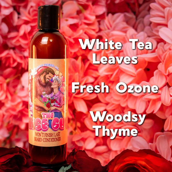 The Nice Guy - Beard Conditioner - White Tea Leaves, Vibrant Ozone, Wo ...