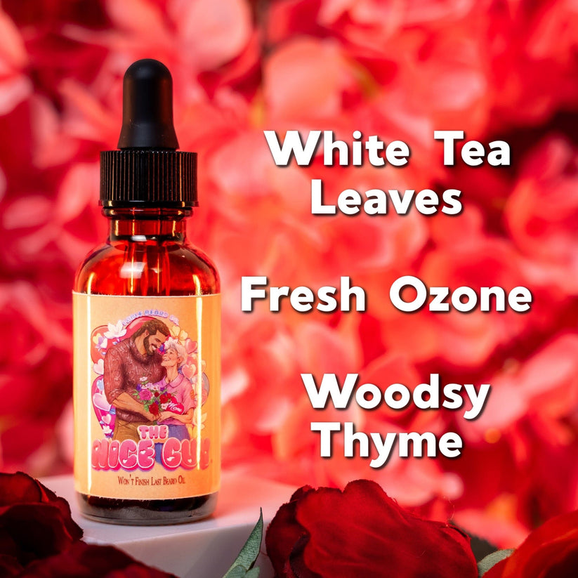 The Nice Guy - Beard Oil & Balm Kit - White Tea Leaves, Vibrant Ozone ...