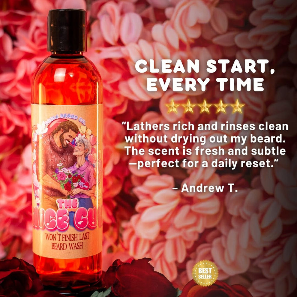 The Nice Guy - Beard Wash - White Tea Leaves, Vibrant Ozone, Woodsy Th ...