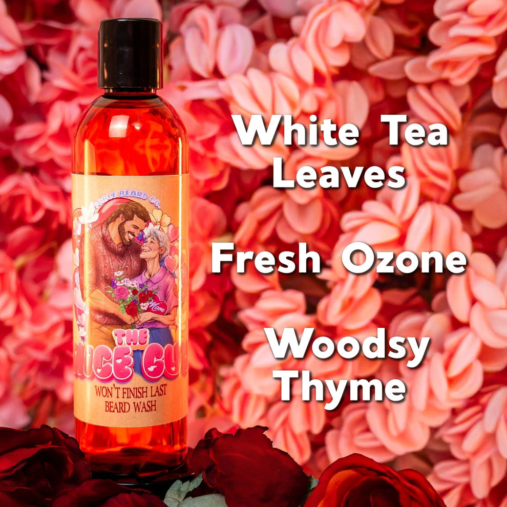 The Nice Guy - Beard Wash - White Tea Leaves, Vibrant Ozone, Woodsy Th ...