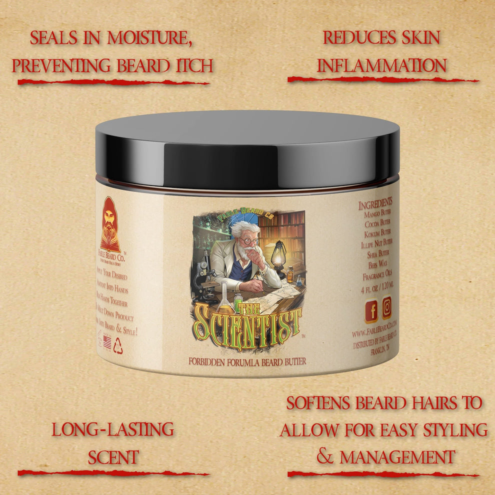 The Scientist - Beard Oil & Butter Kit - Key Lime Verbena, Spiced Grah ...