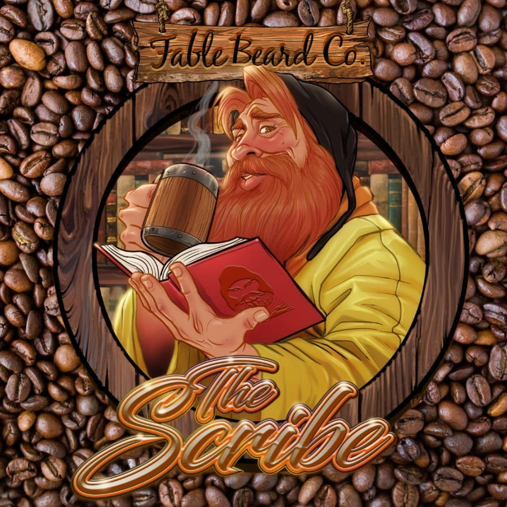 The Scribe - A Coffee & Chocolate Scented Beard Oil – Fable Beard Co.